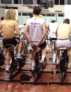 The Belgrave Football Club takes an Elite Training Session.