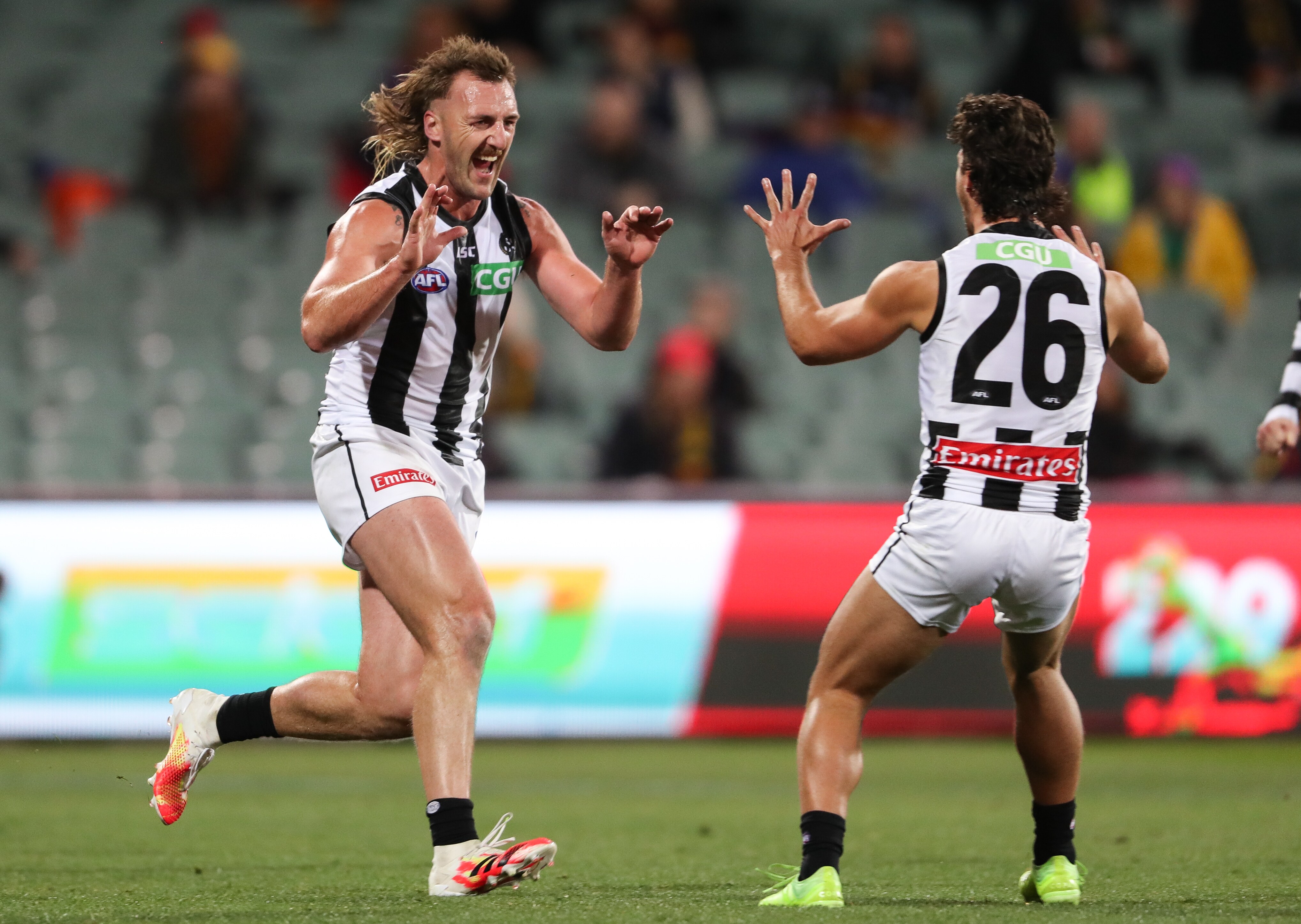 Pies head back to QLD with four points