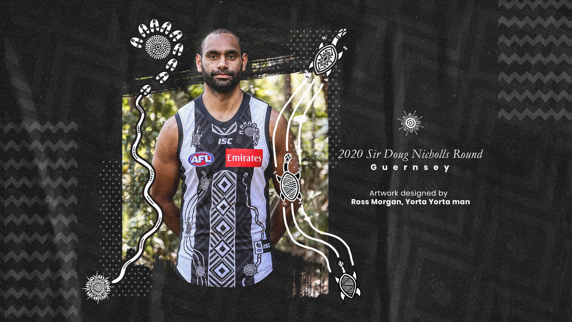 Collingwood unveils 2020 Indigenous guernsey