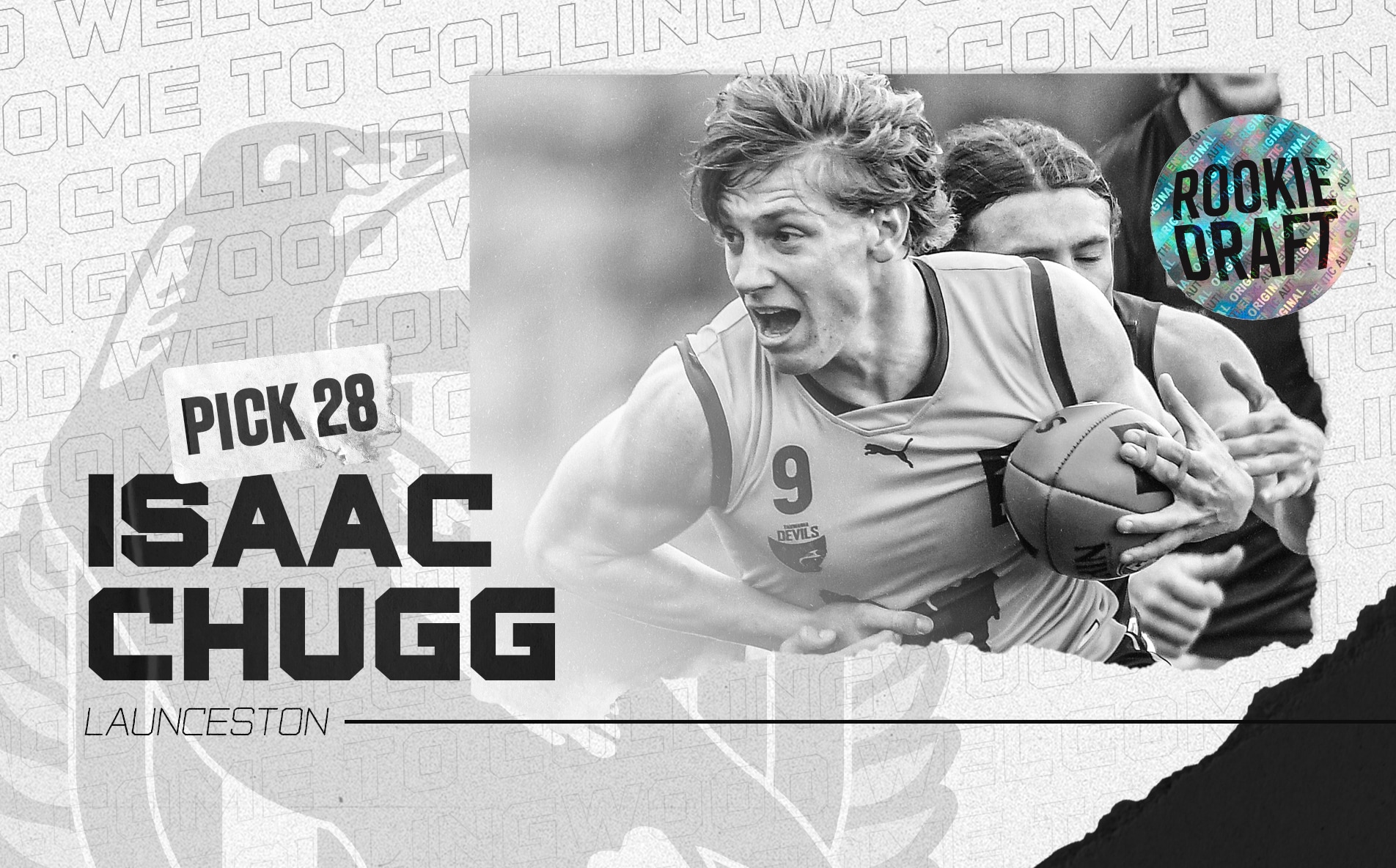 Rookie Draft: Chugg joins the Pies