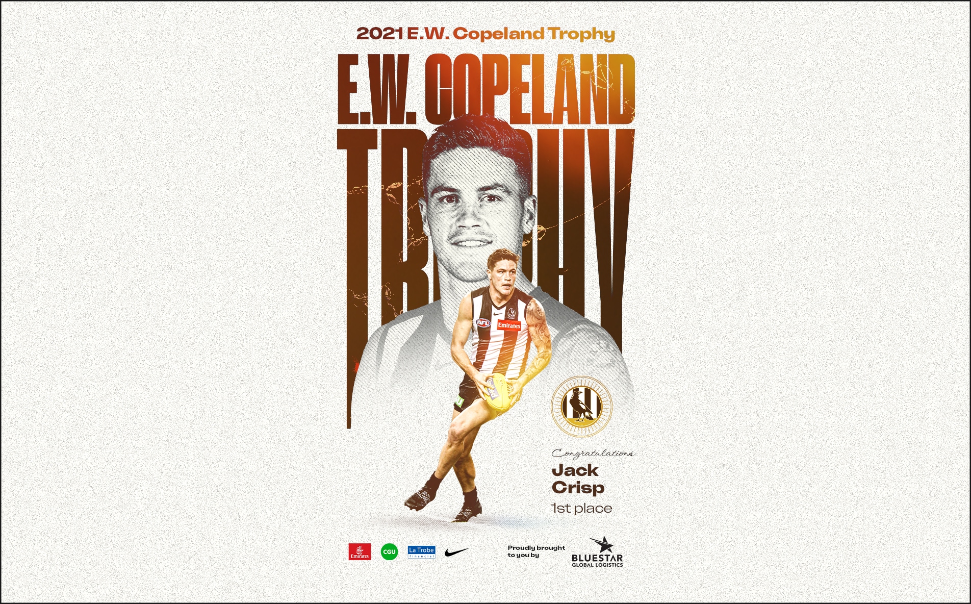 Crisp claims his first E. W. Copeland Trophy