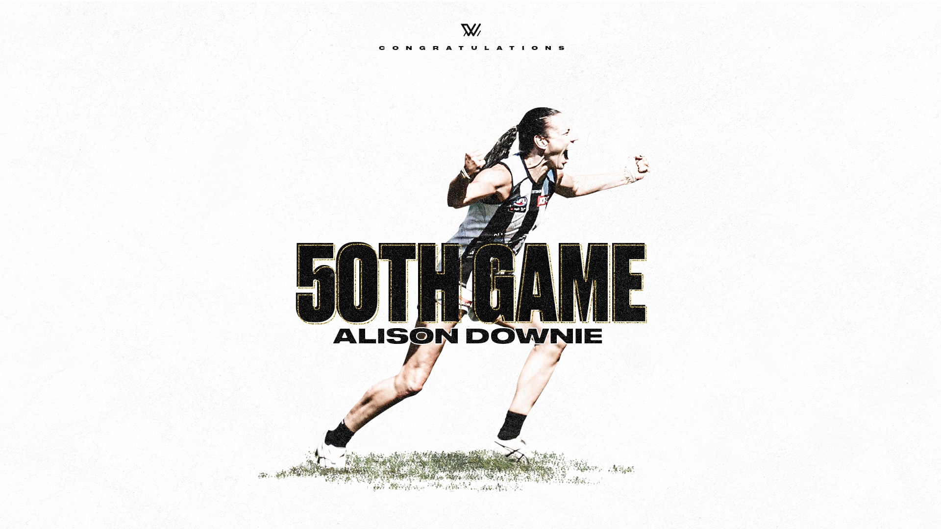 Downie notches up the half ton
