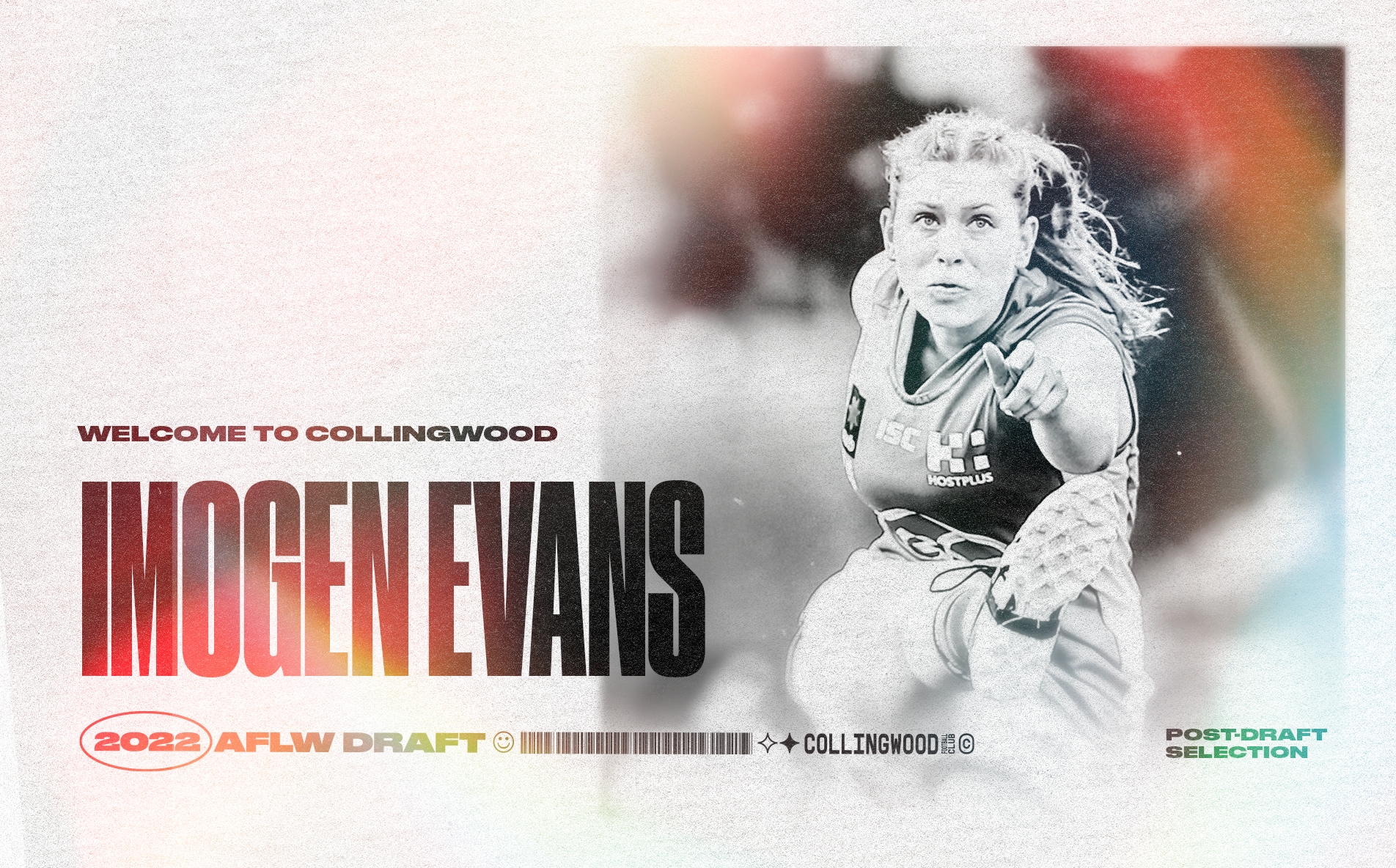 Imogen Evans joins the Pies