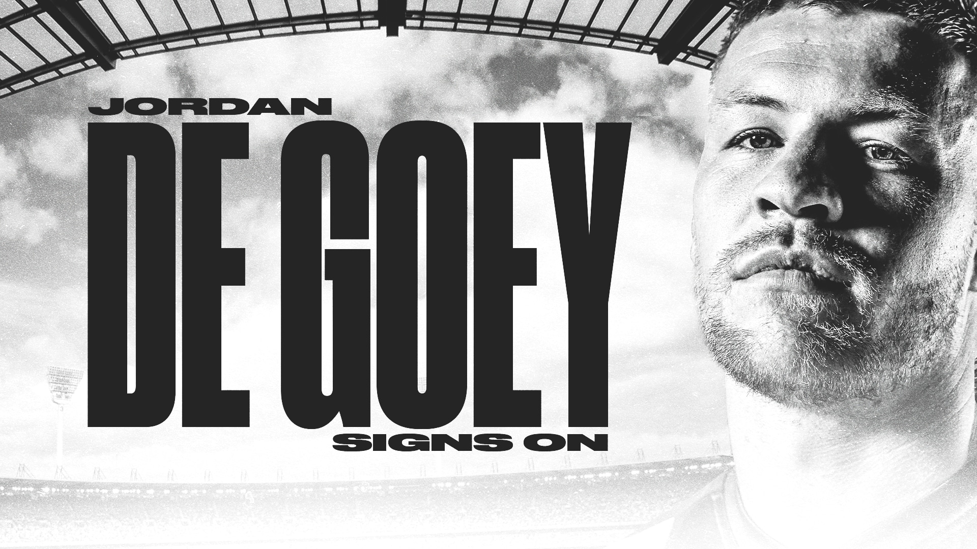 Jordan De Goey signs on at Collingwood