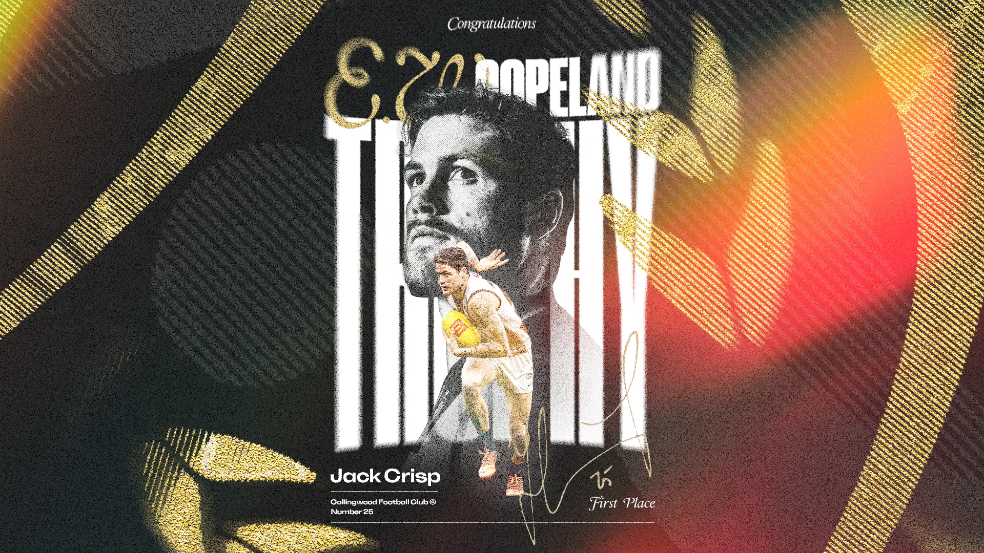 Crisp claims his second E.W. Copeland Trophy