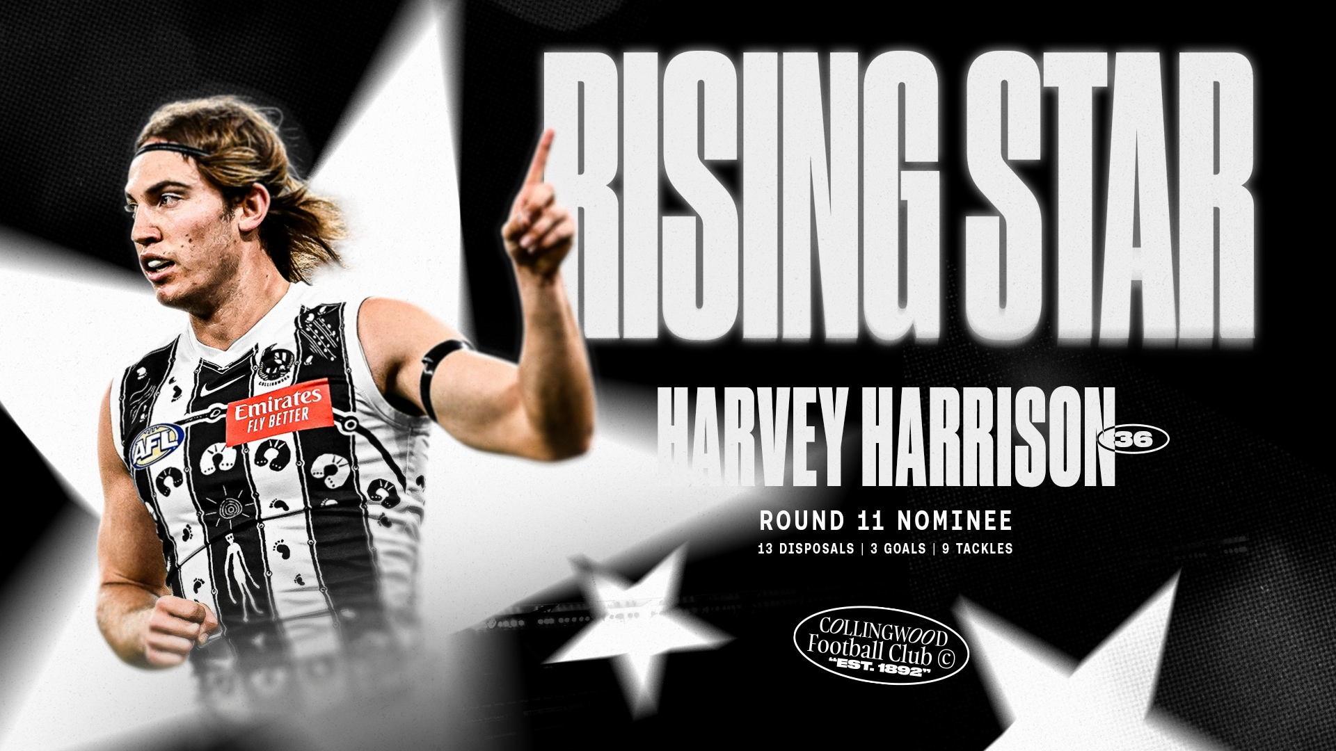 Harrison receives Rising Star Nomination