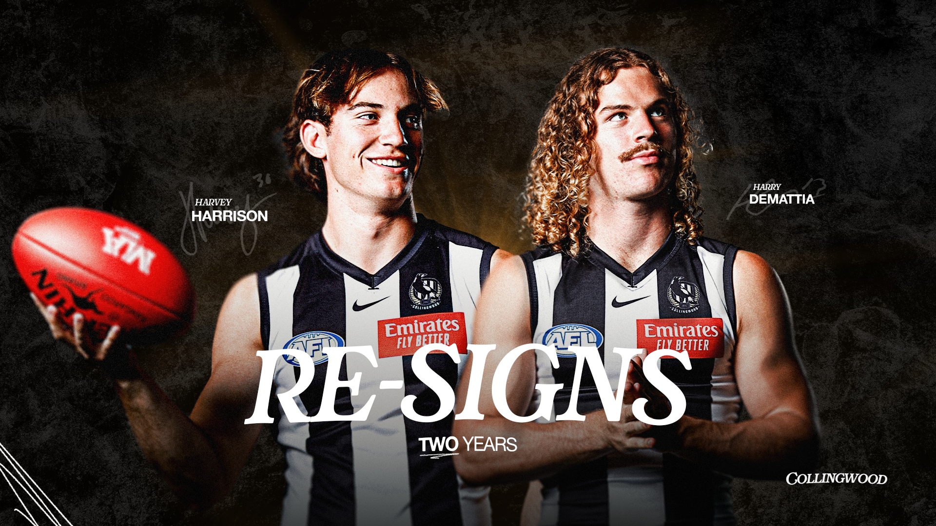 Harrison and DeMattia commit for two more