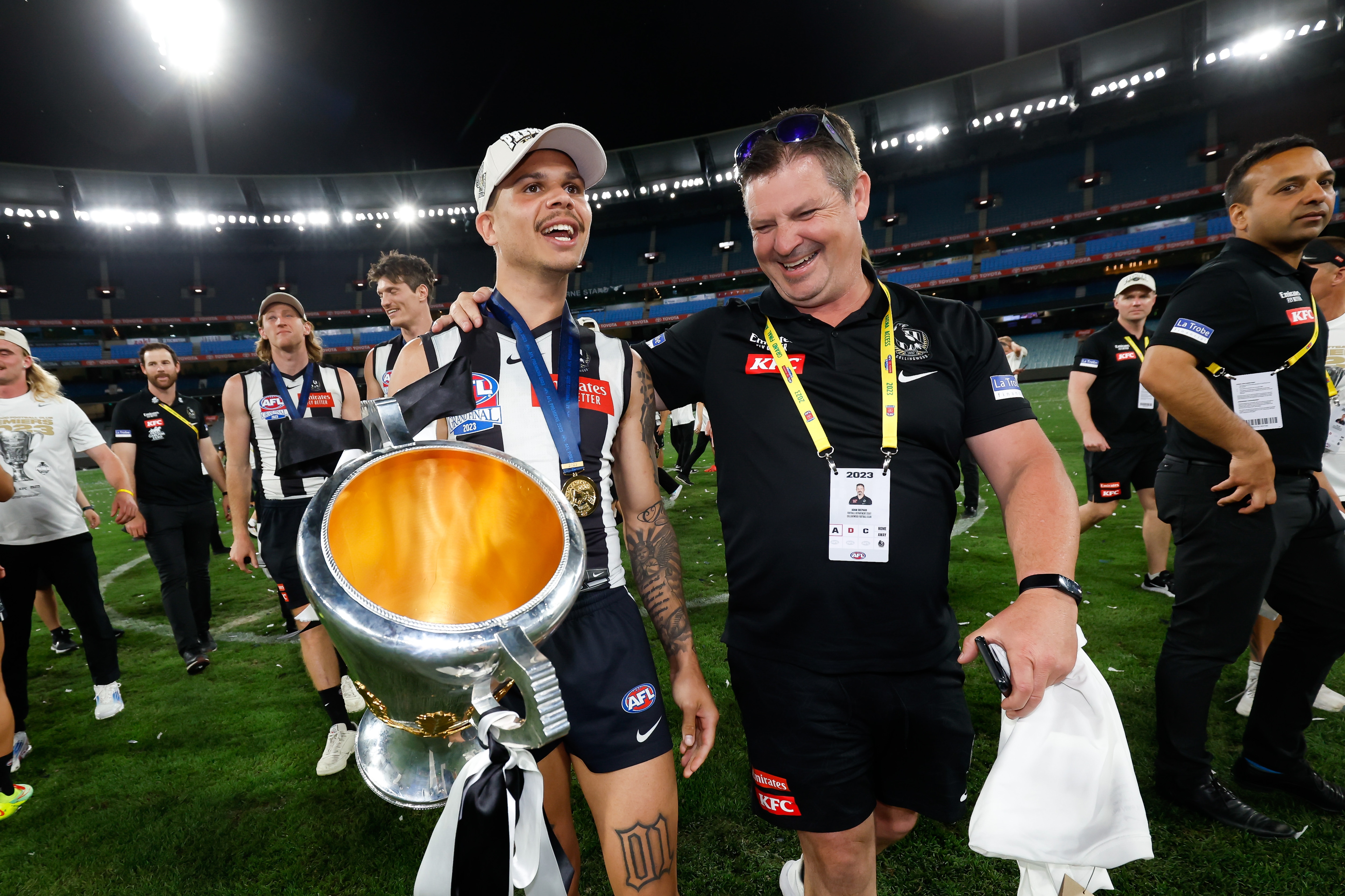 Collingwood thanks Adam Shepard