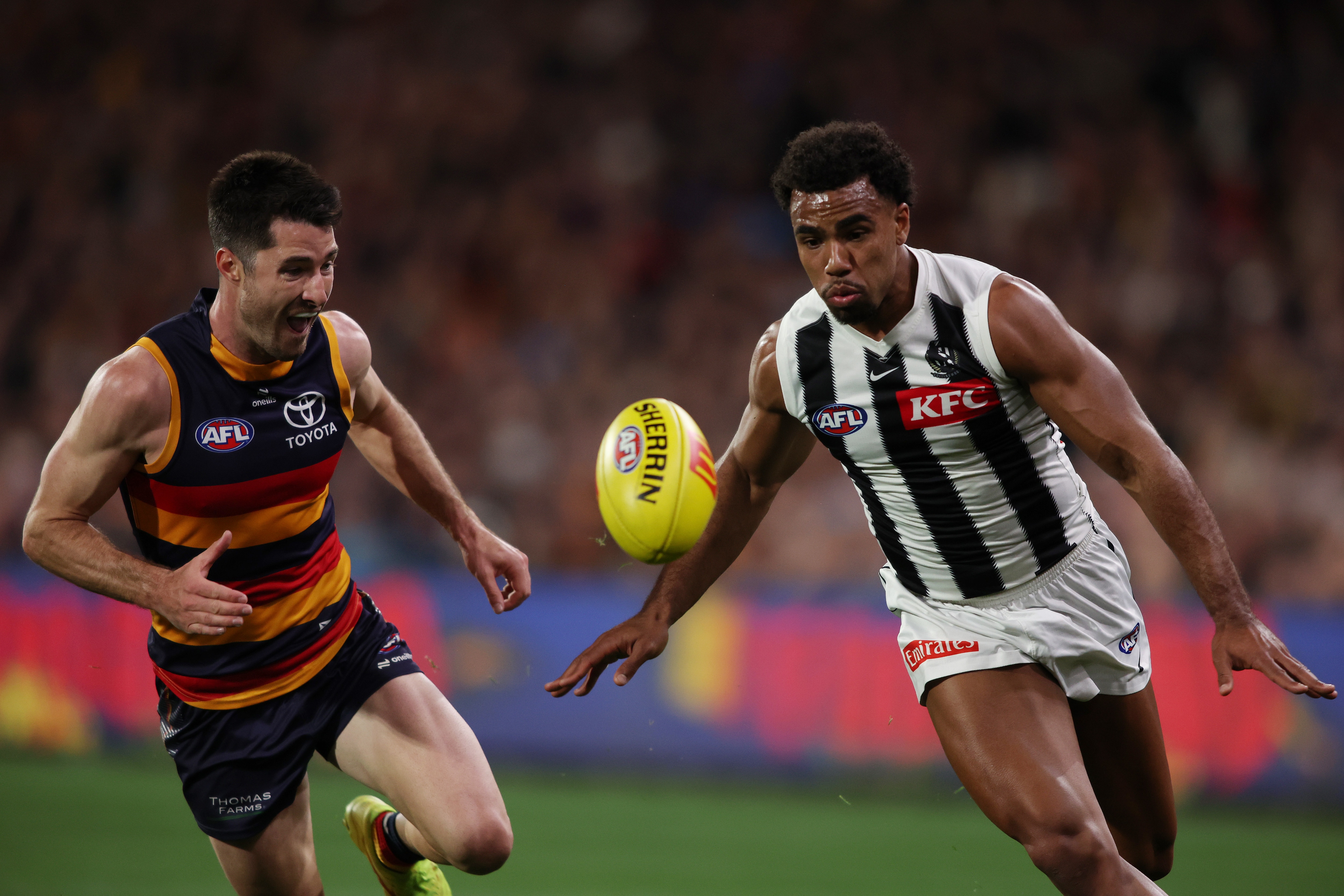 Crows overcome Pies in Adelaide