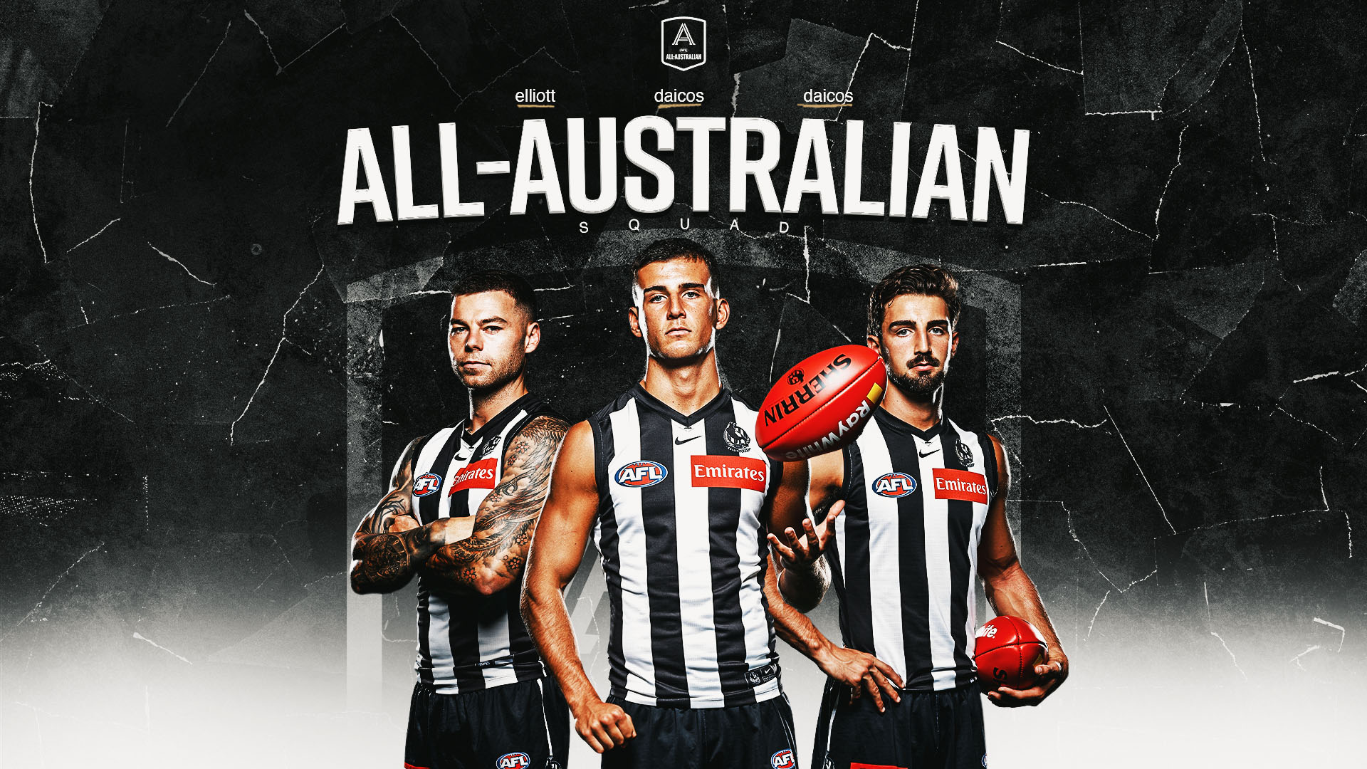 Magpies’ trio named in All-Australian squad