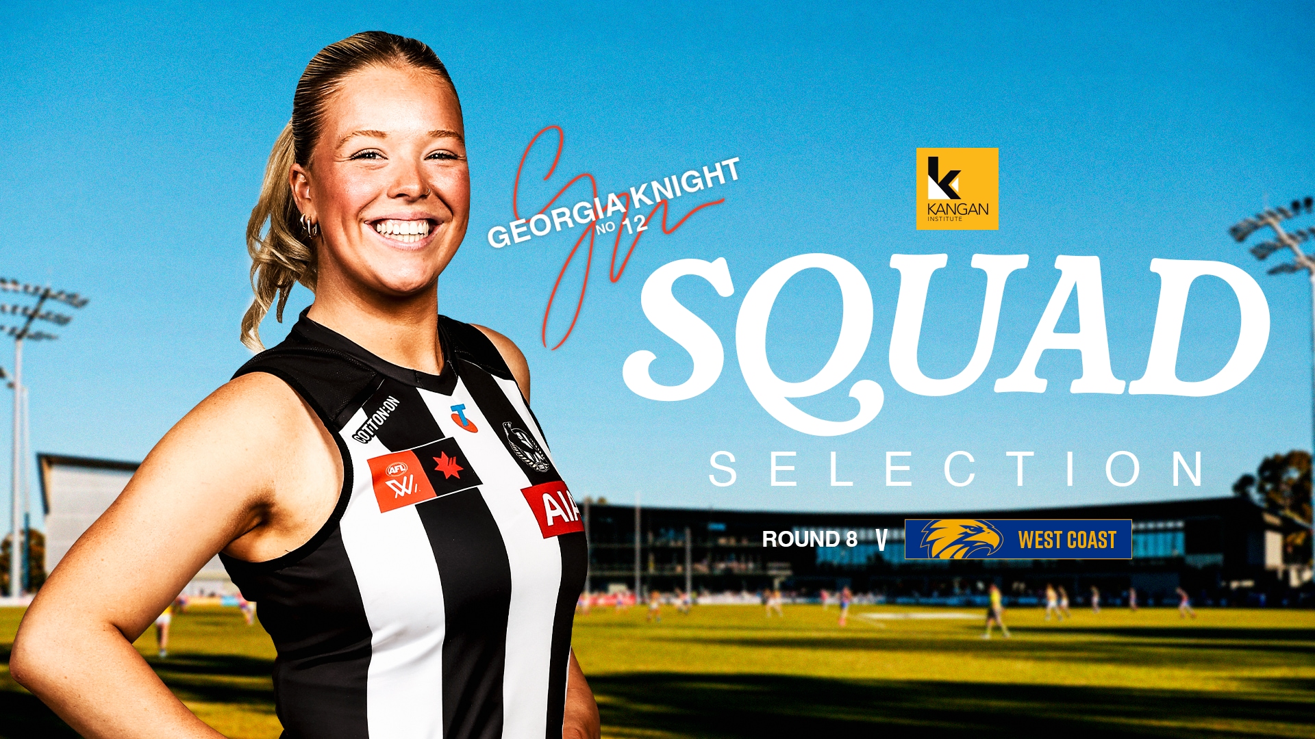 AFLW Squad Selection: Debutant confirmed for Eagles clash