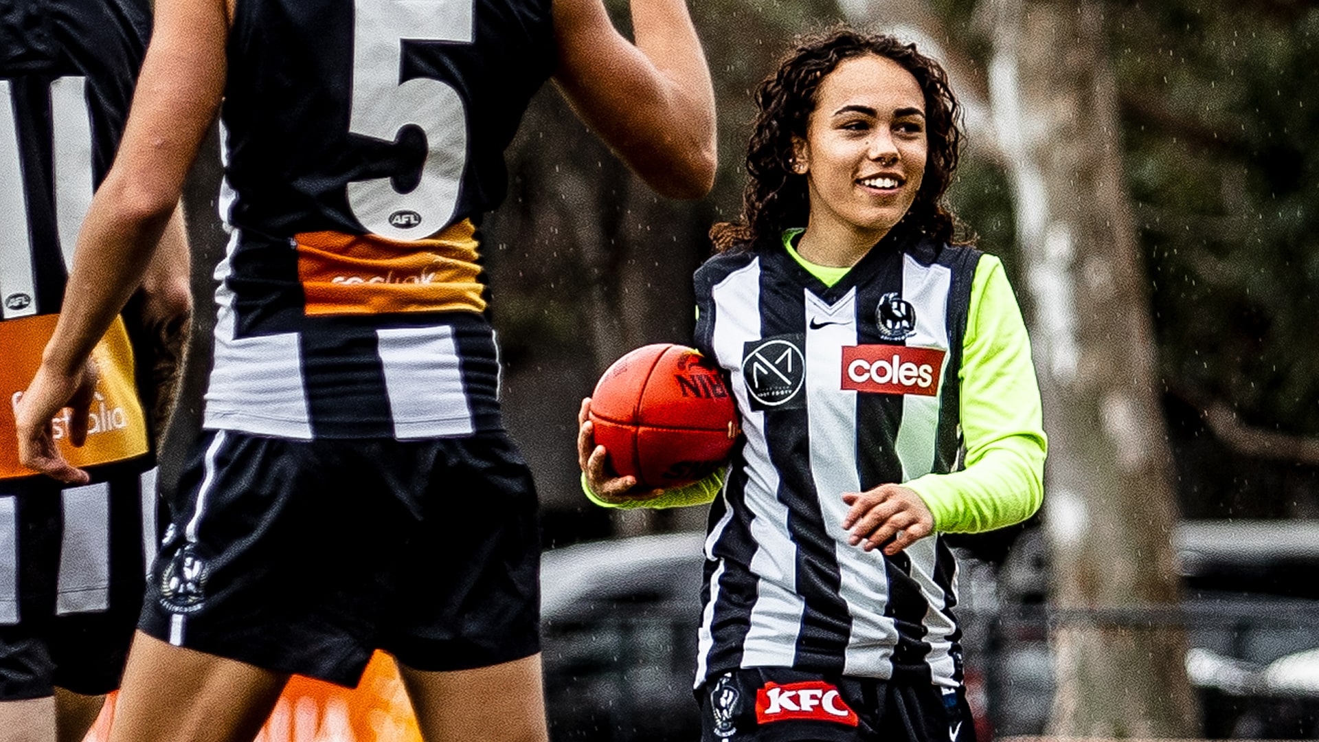 Magpies duo recognised in community football