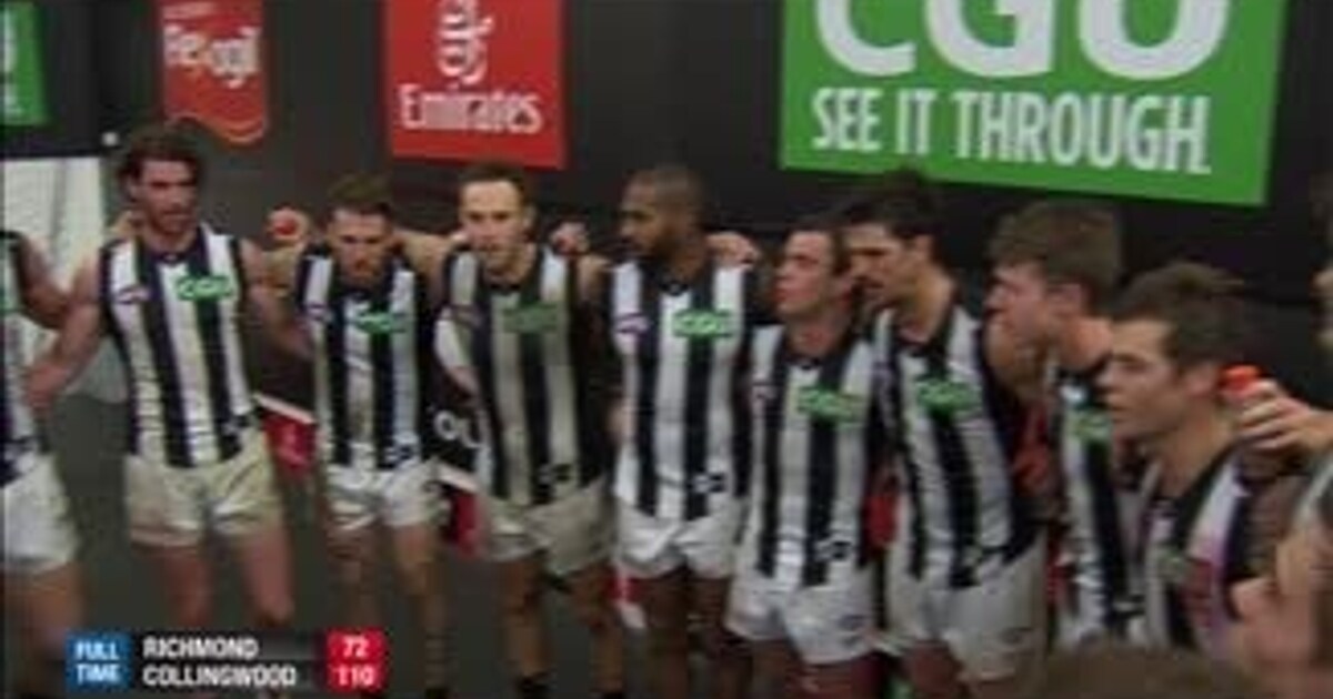 Team song: Collingwood