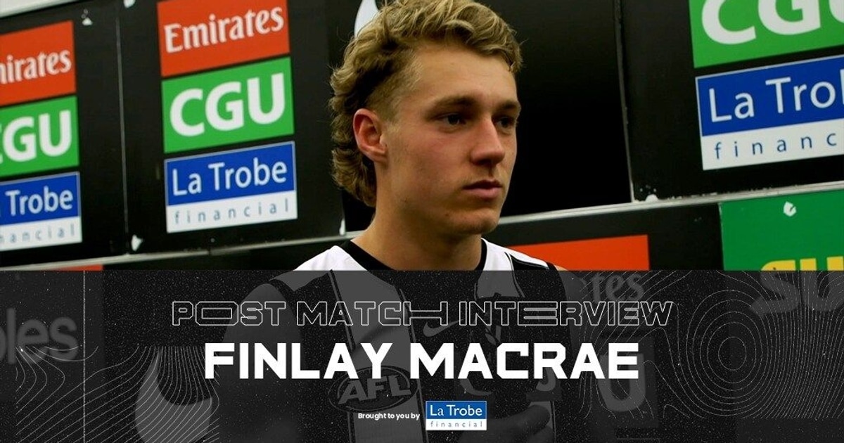 Post Match: Finlay Macrae