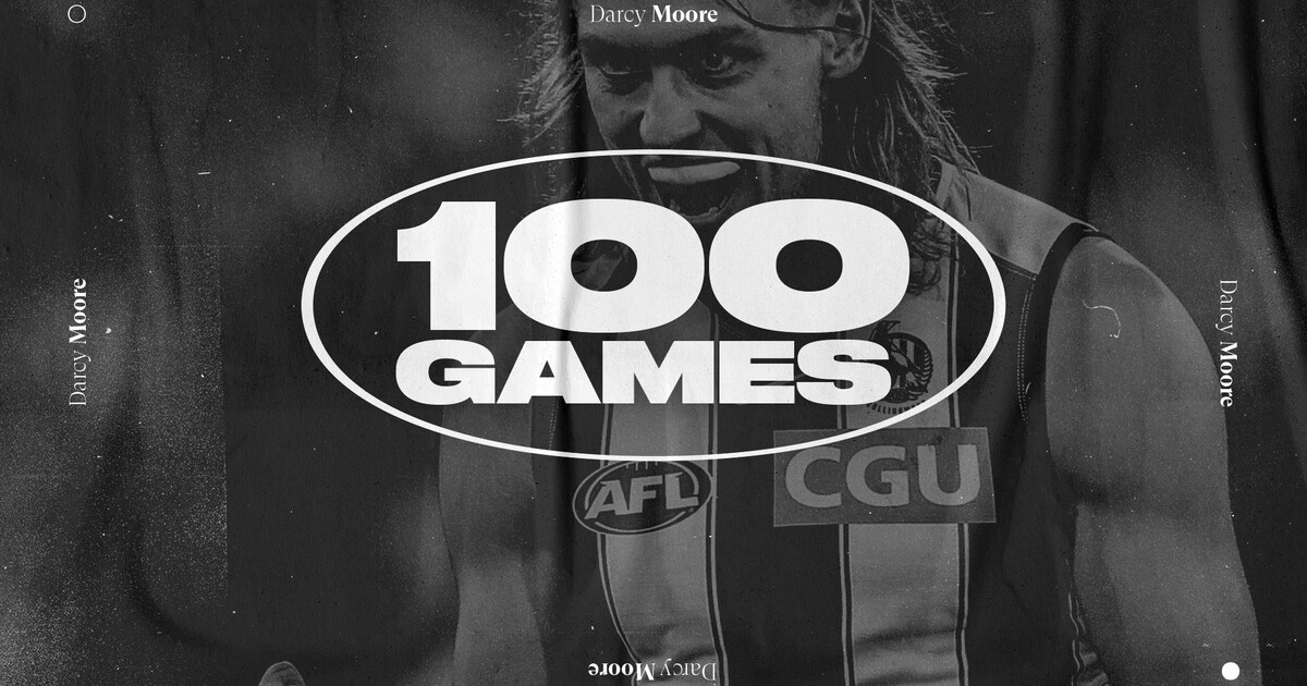 Moore celebrates 100 games
