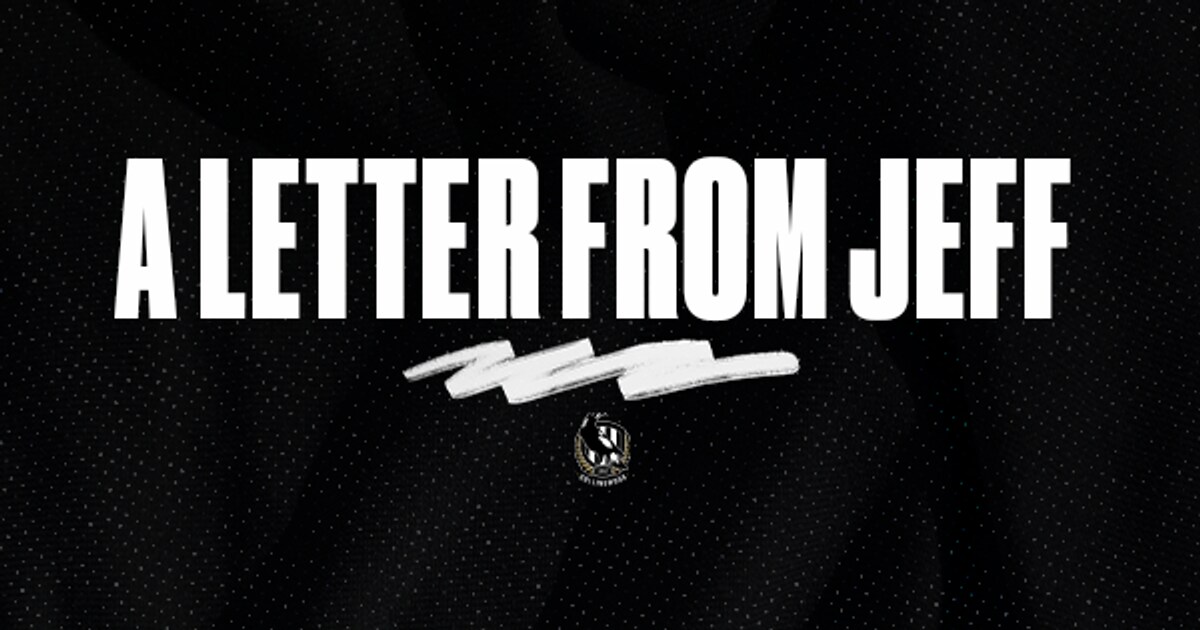 A letter from the President