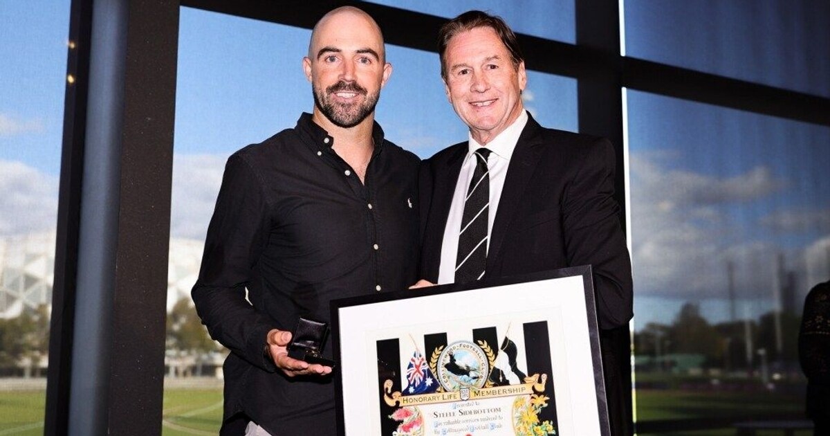 Sidebottom honoured upon receiving life membership