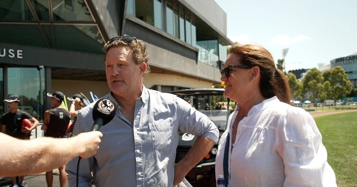 Ed Allan's parents join us at training.