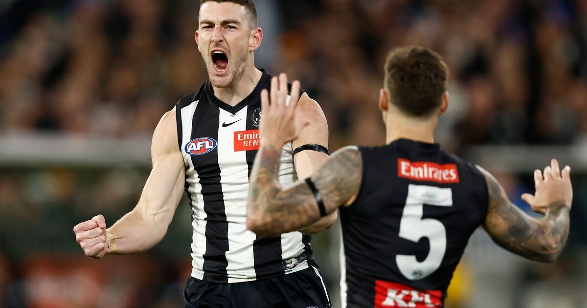 McStay gets Pies underway after converting set shot