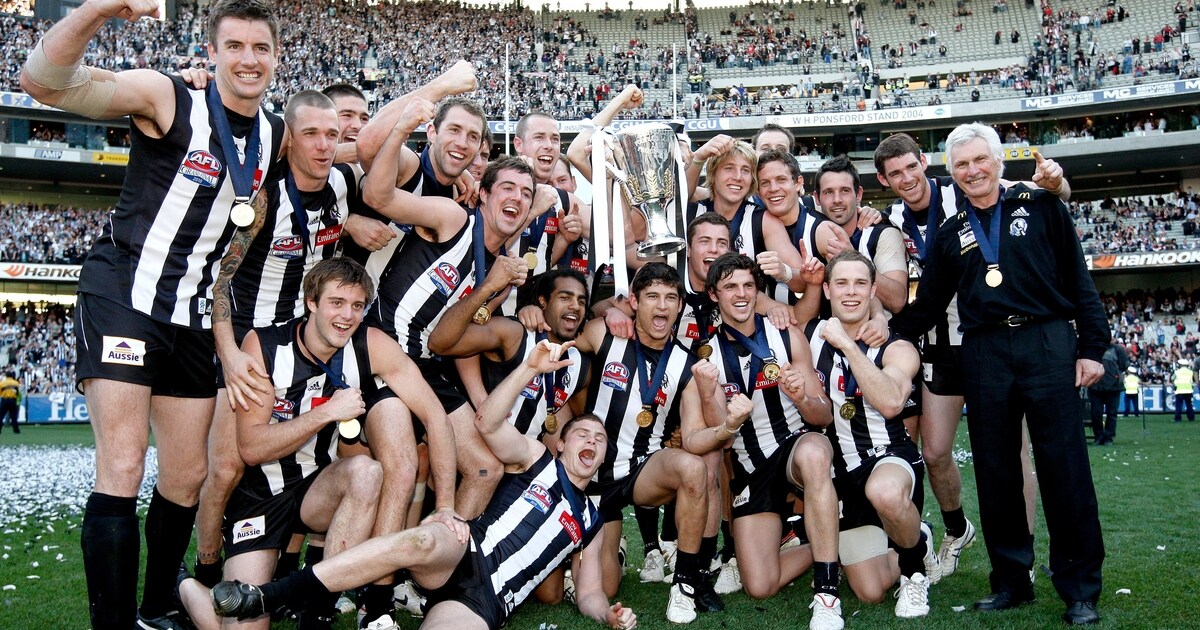 Collingwood's premiership line ups & history