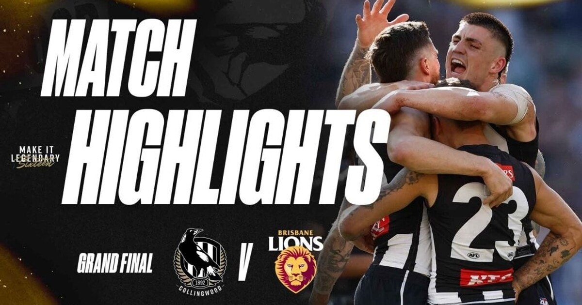 Highlights: Pies win Grand Final thriller