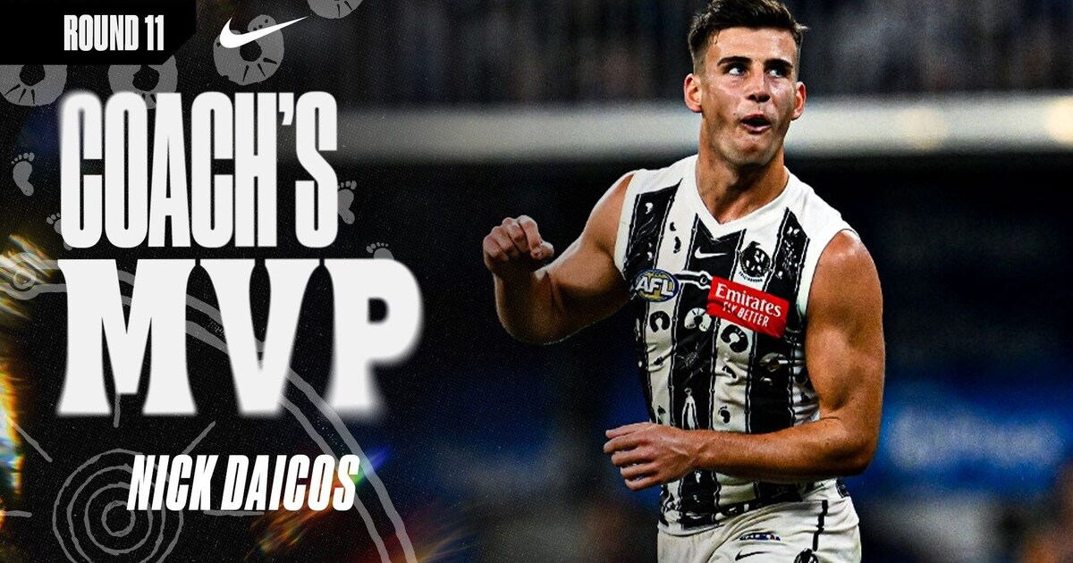 Nick Daicos awarded second consecutive MVP