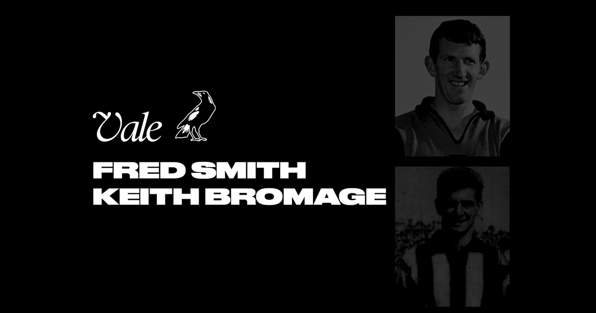 Vale Fred Smith and Keith Bromage