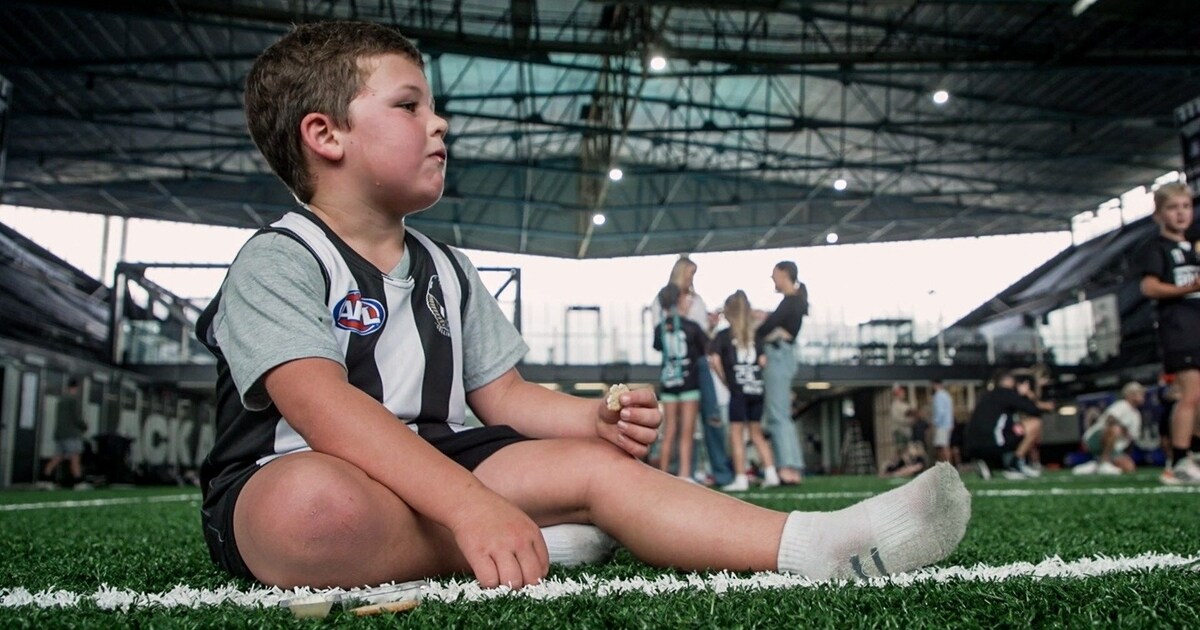 Jarryd Blair's son Mic'd Up at the Peter Daicos Academy
