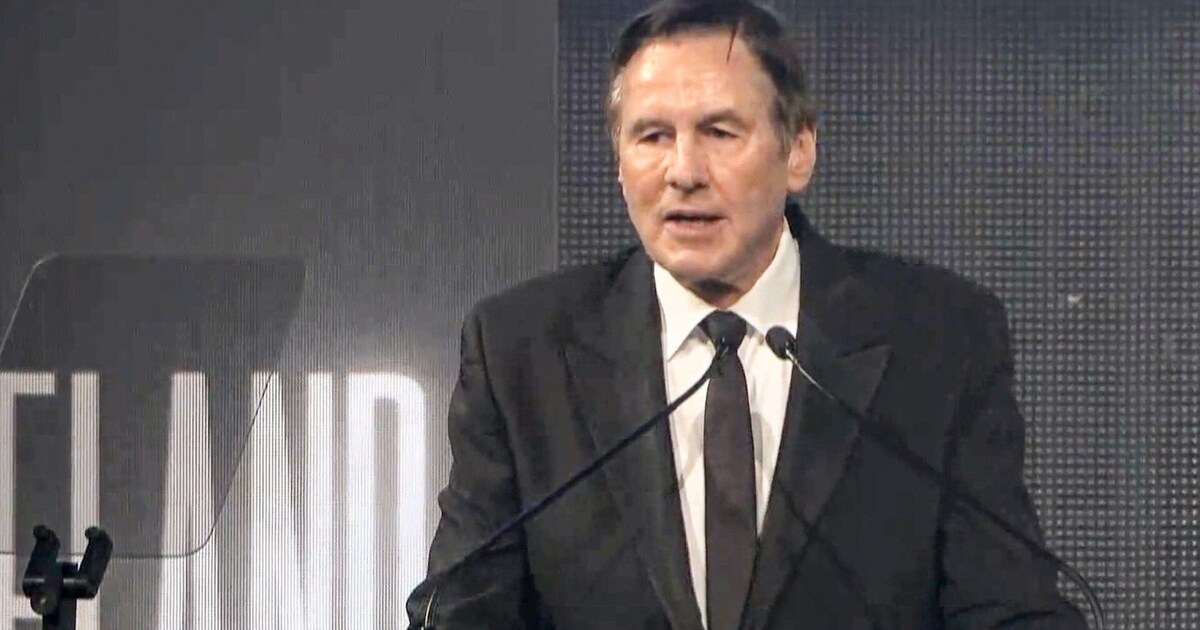 President Jeff Browne delivers an emotional address at the 2024 E.W ...